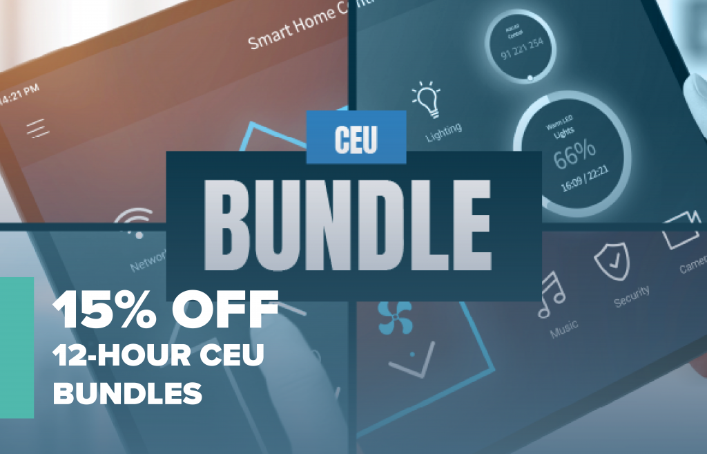 Save 15% on 12-Hour CEU Bundles Through September